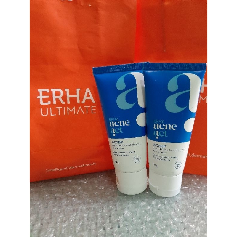 Jual ERHA ACNE CARE LAB ACNE CLEANSER SCRUB BETA PLUS (ACSBP) | Shopee ...