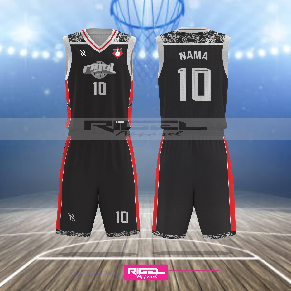 Jual Jersey Baju Setelan Basketball, Full Printing Custom (Free Design ...