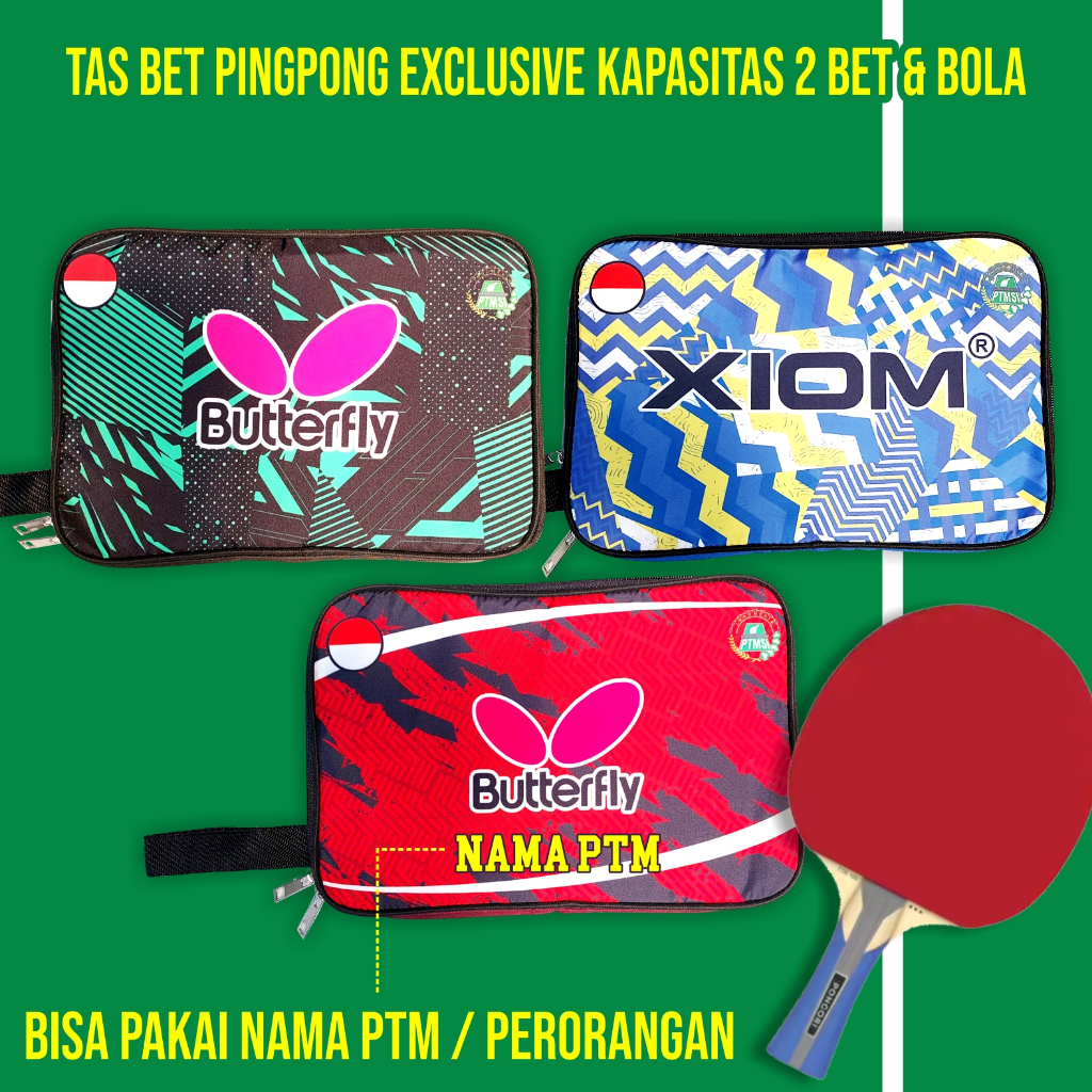 Jual Tas Pingpong / Cover Bet Premium Bisa Tambah Nama | Shopee Indonesia