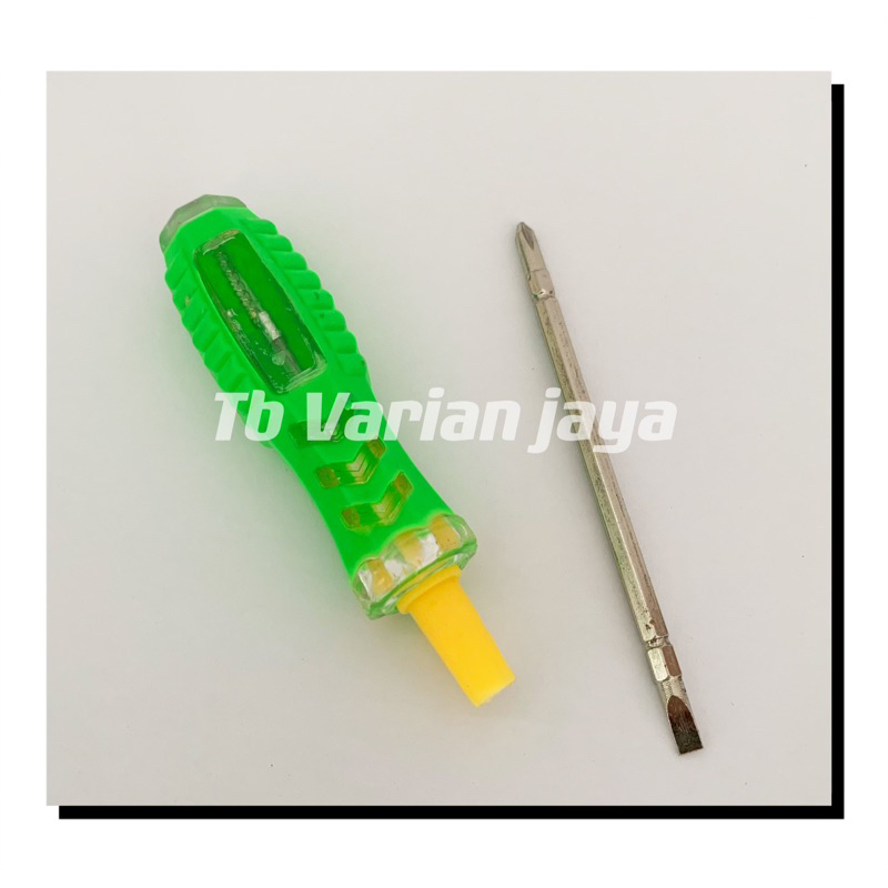 Jual Tespen Obeng Plus Minus Test Pen Tester Arus Listrik | Shopee ...