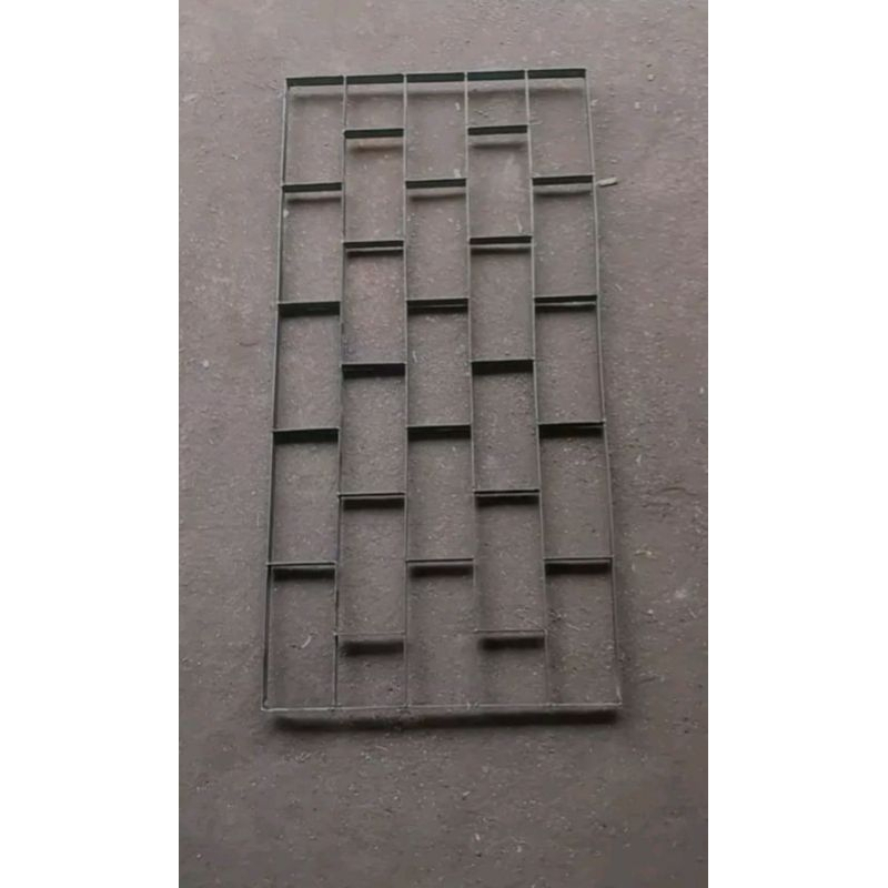 Jual Cetakan Paving Block Taman ukuran panjang 1 meter x 50cm | Shopee ...