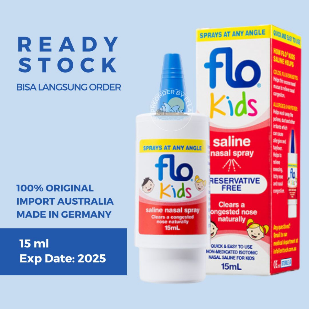 Jual Flo Kids Saline Nasal Spray 15ml Isotonic (Semprot Hidung ...