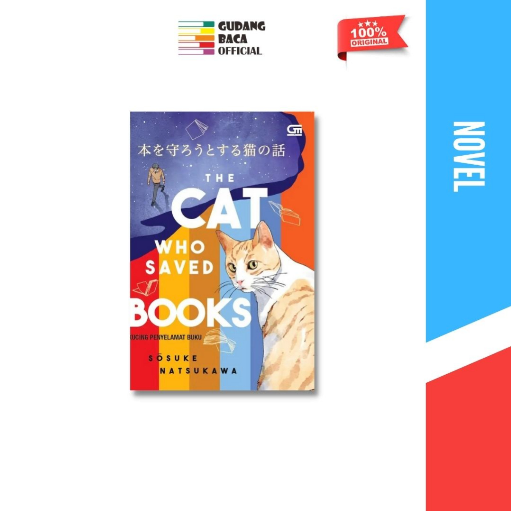 Jual Kucing Penyelamat Buku ( The Cat Who Save Books) | Shopee Indonesia