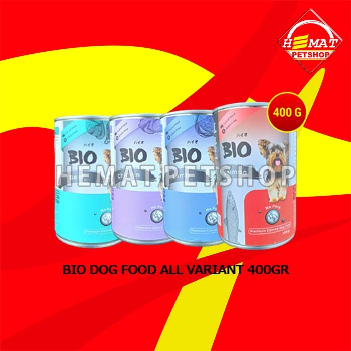 Jual Makanan Basah Anjing Bio Dog Kaleng Can Wet Food 400gr | Shopee ...