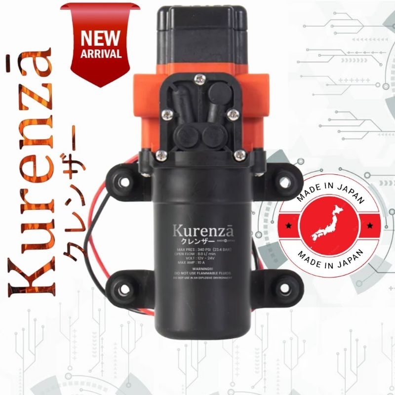Jual Pompa Air Otomatis 340psi DC Water Pump 100watt Alat Steam Jet ...