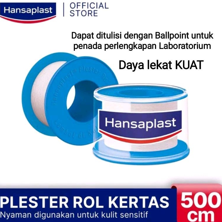 Jual Hansaplast ROL KERTAS 500 cm Hansaplast Roll plester anti Alergi ...