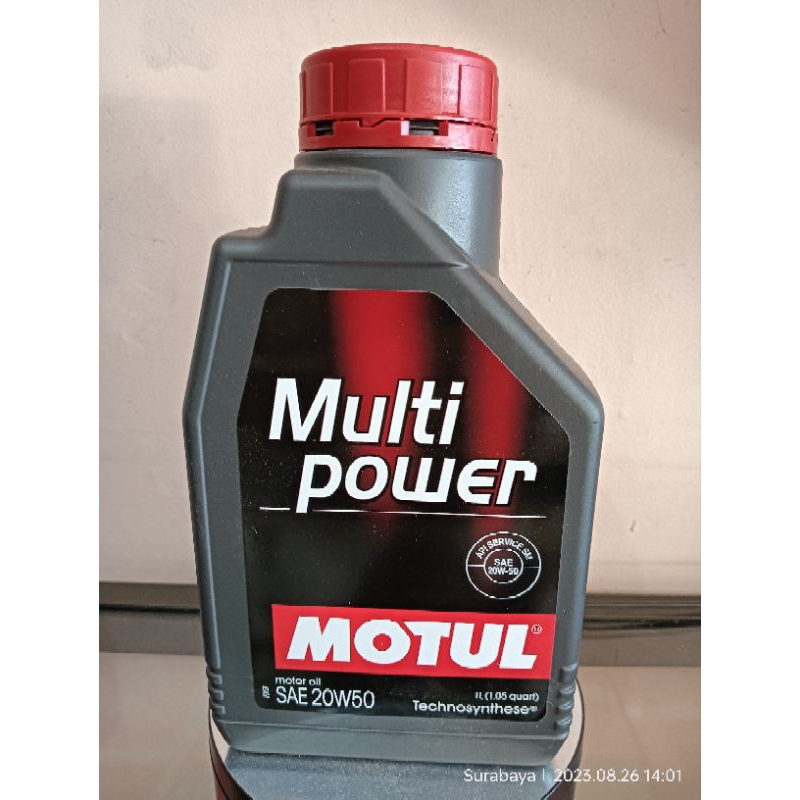 Jual Motul - Oli MOTUL MULTI POWER SAE 20W-50 / 1Ltr (Dijamin Original ...