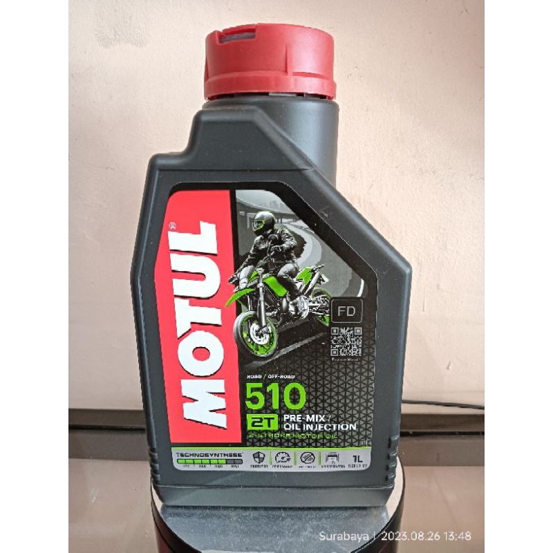 Jual Motul - Oli MOTUL 510 2T PRE-MIX/ 1Ltr (Dijamin Original 100% dari ...