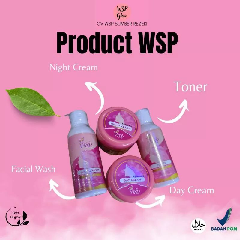 Jual WSP GLOW SKINCARE VIRAL ORIGINAL 10000% | Shopee Indonesia
