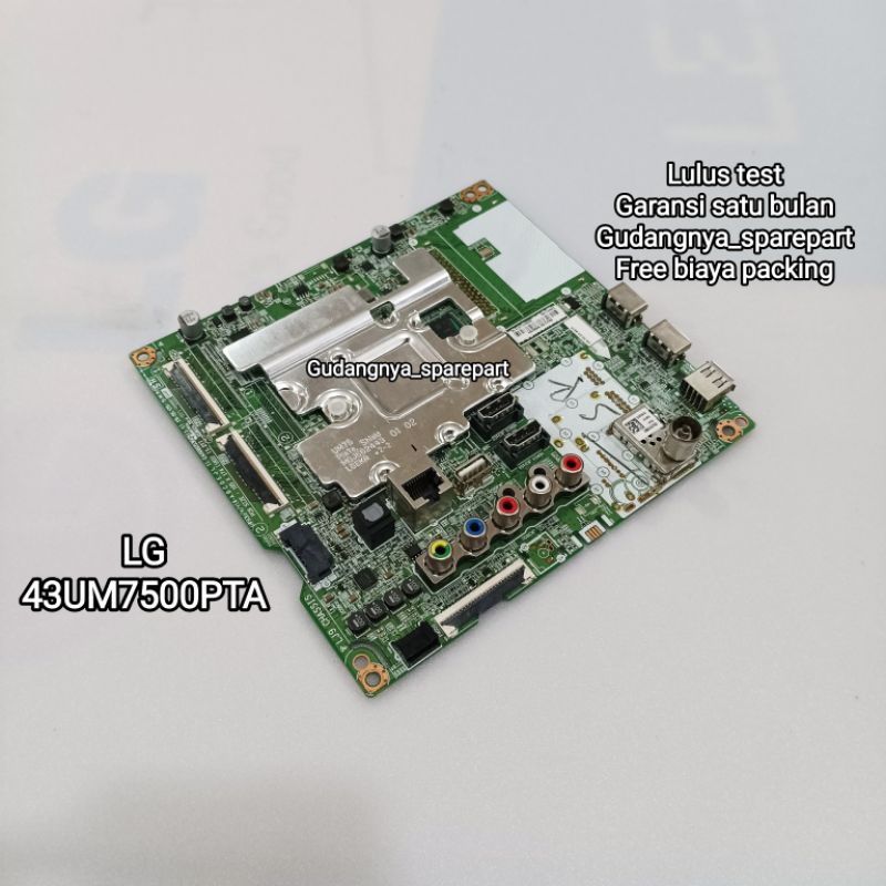 Jual MAINBOARD LG 43UM7500PTA MB MOBO MODUL TV MESIN TV MOTHERBOARD | Shopee Indonesia
