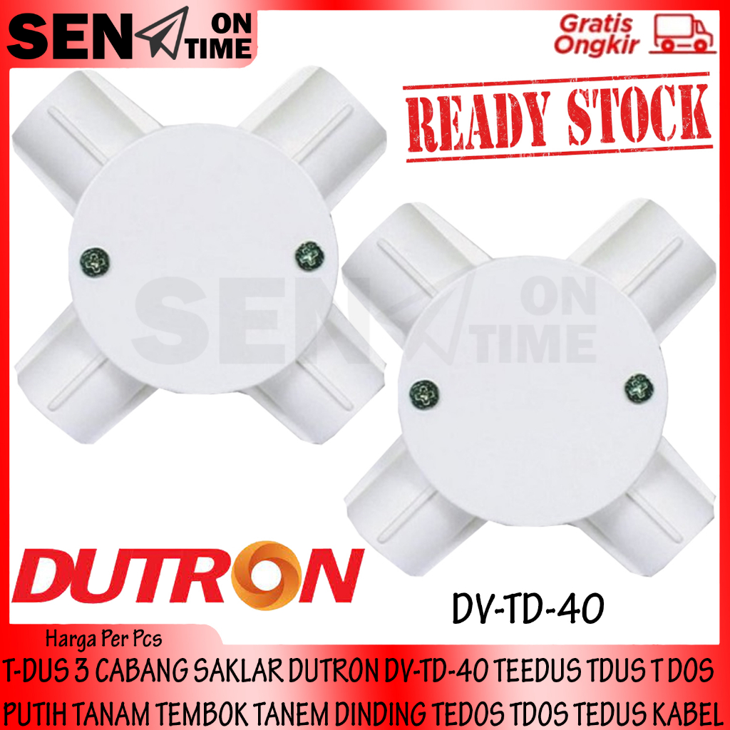 Jual T-DUS 4 CABANG TDOS TEDUS SAKLAR DUTRON DV-TD-40 TEEDUS TDUS T DOS ...