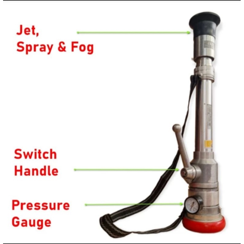 Jual Fire Hydrant Nozzle With Switch Handle And Presure 2,5in Pitot ...