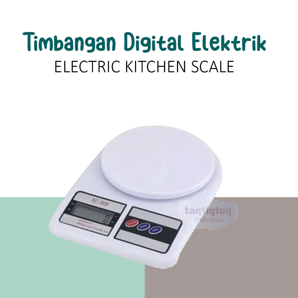 Jual TQ Timbangan Dapur Digital Elektrik Dapat Baterai Timbangan ...