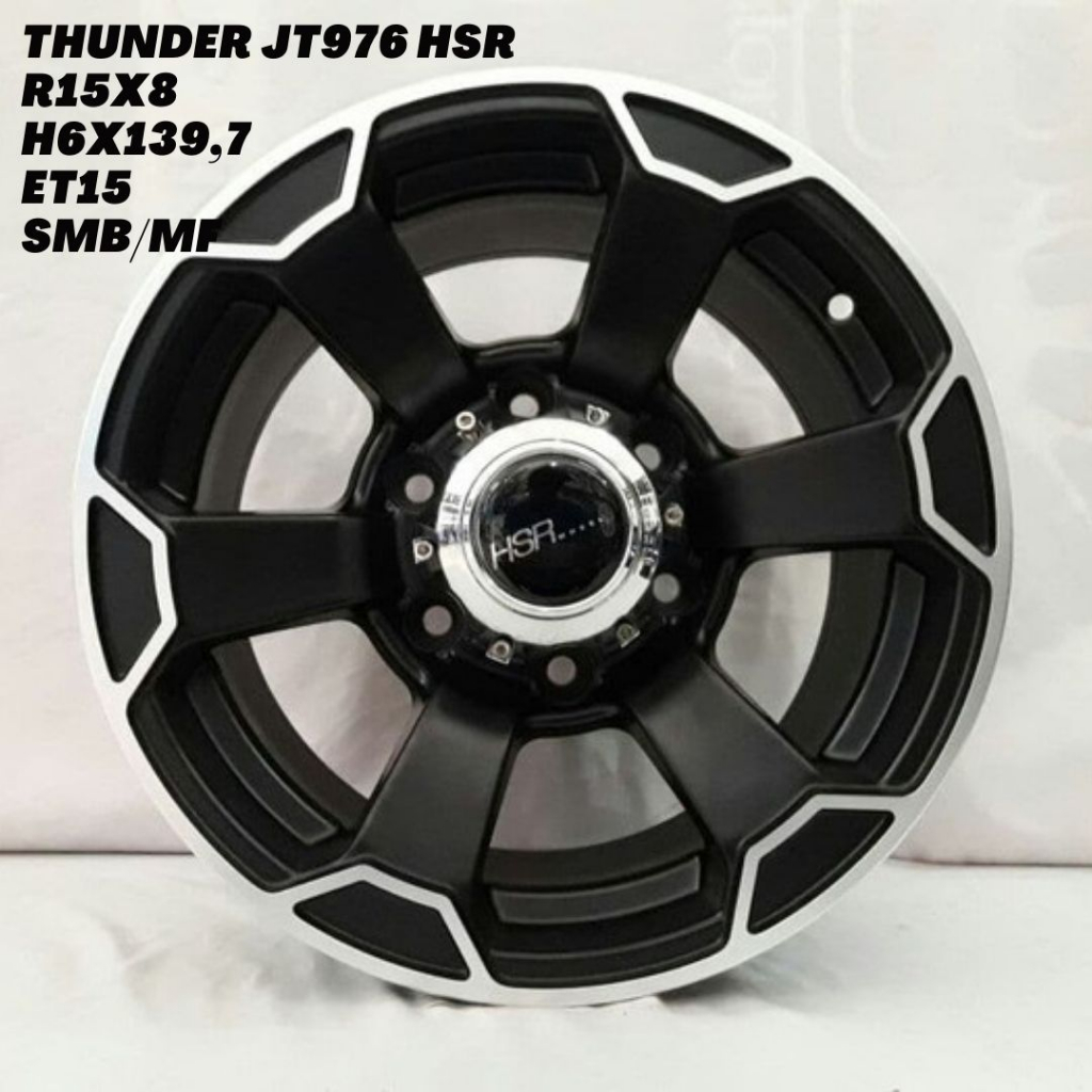 Jual Velg Mobil Ring 15 HSR THUNDER R15 Untuk TRAGA , HIACE , L200 ...
