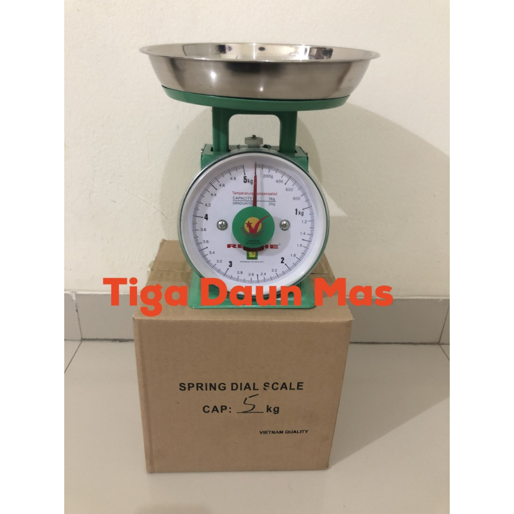 Jual Timbangan Duduk Jarum / Timbangan Manual kualitas vietnam 5 kg | Shopee Indonesia