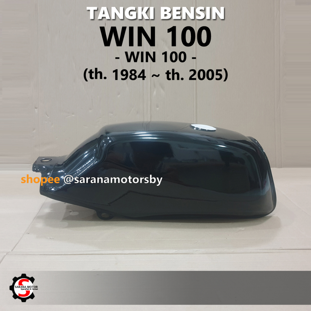 Jual Tangki Tengki Bensin Fuel Tank Honda Win 100 New Hitam Tebal ...