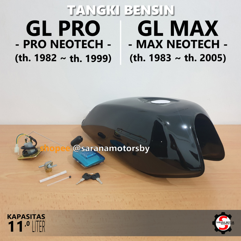 Jual PAKING KAYU Tangki Tengki Bensin Fuel Tank Honda GL Pro GL Max ...