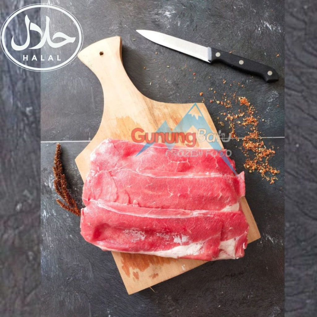 Jual DAGING SAPI - BEEF SLICE LOW FAT IMPORT 250GR, 500GR, 1KG (HALAL ...