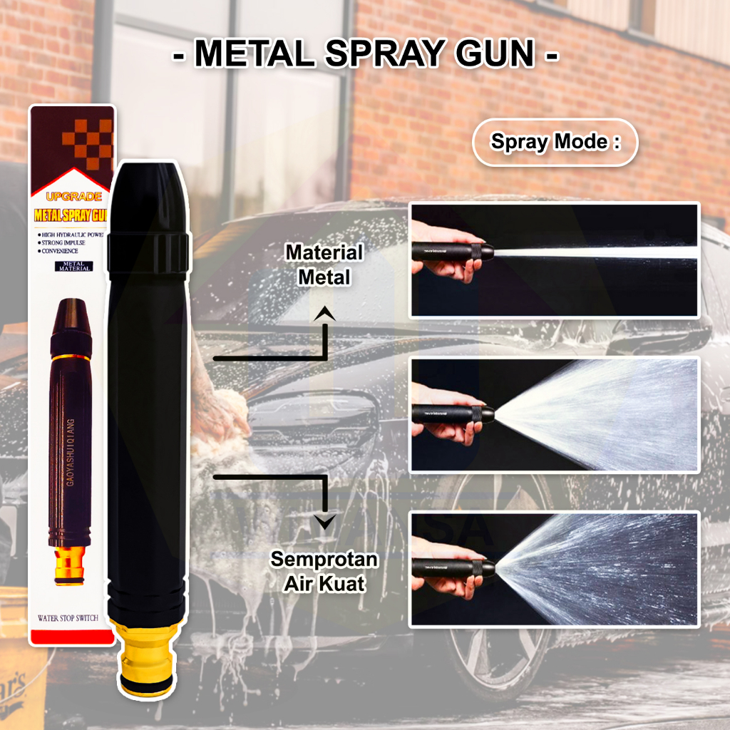Jual METAL SPRAY GUN - WATER STOP SWITCH - KEPALA SEMPROTAN AIR ...