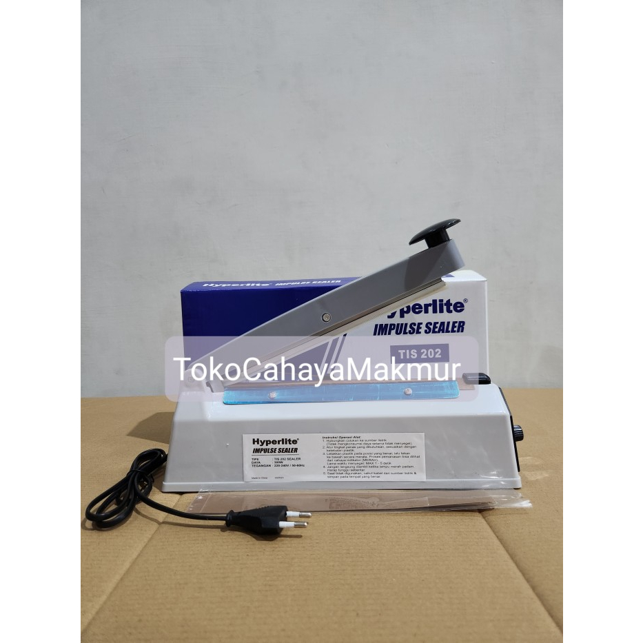 Jual Impulse Sealer 20 cm 20cm TIS 202 Hyperlite / Alat Press Plastik ...