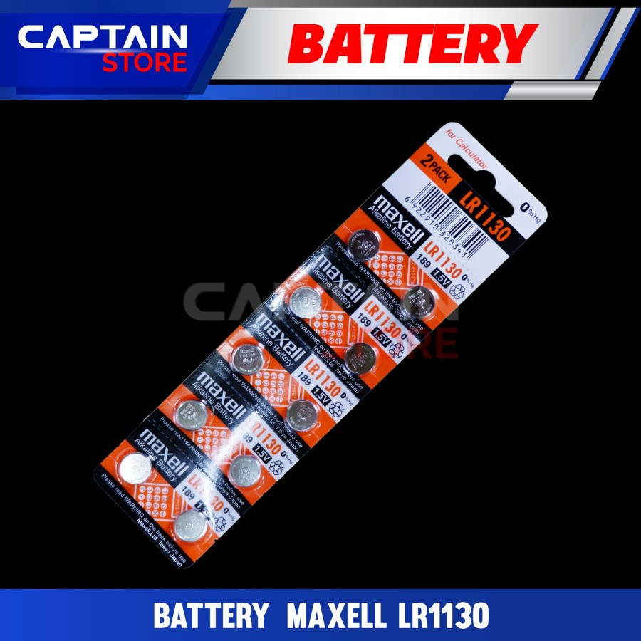 Jual BATTERY MAXELL LR-1130 1 STRIP - ORIGINAL BATTERY | Shopee Indonesia