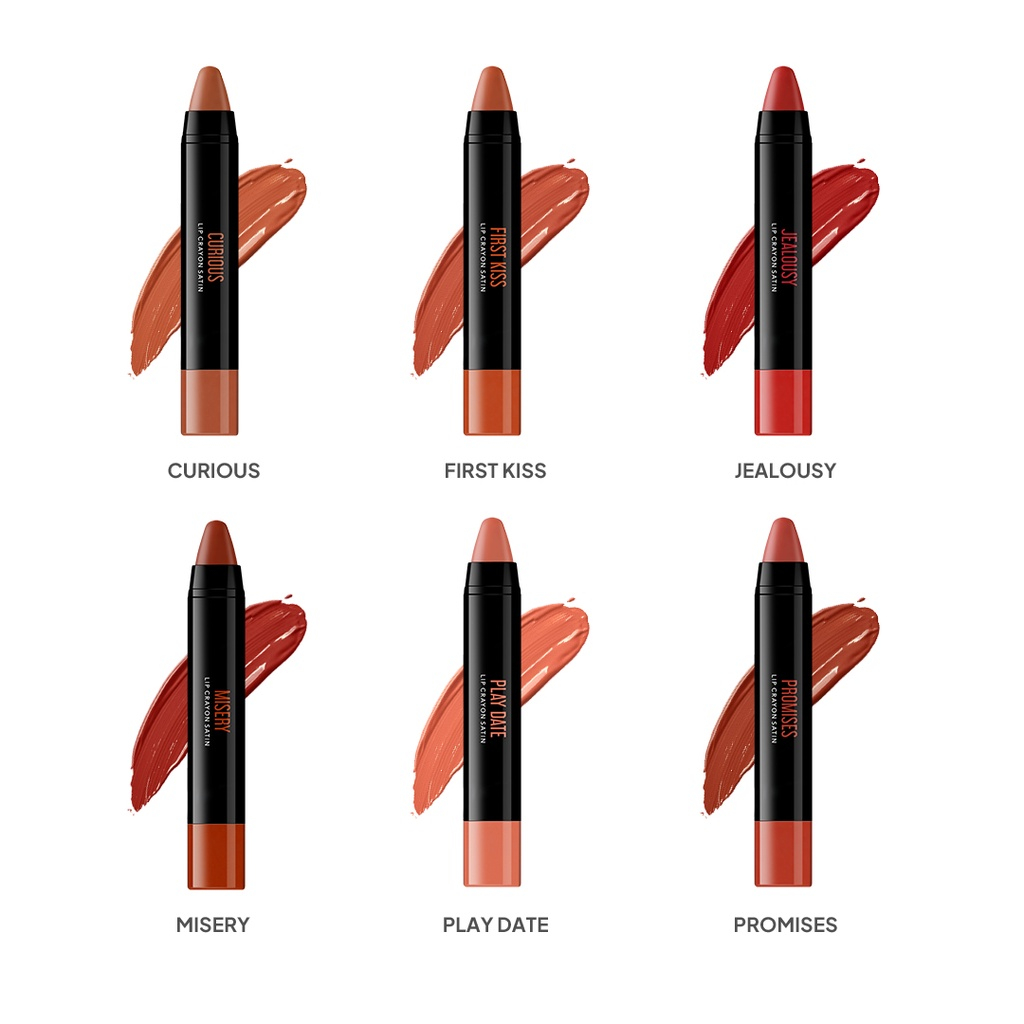 Jual IMPLORA - Lip Crayon Satin | Shopee Indonesia