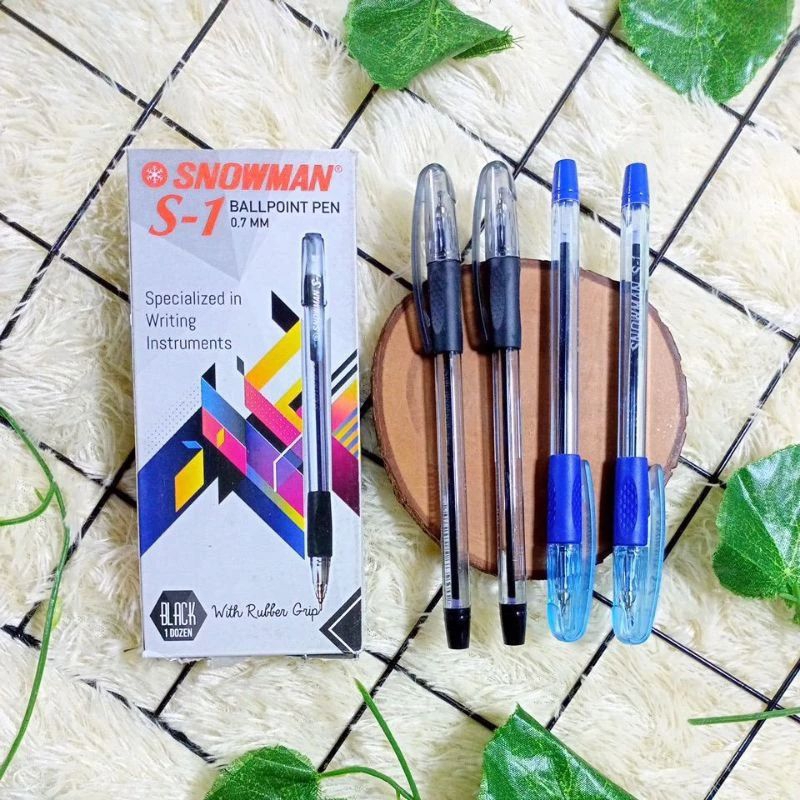 Jual PULPEN SNOWMAN S1 PACK HITAM/BIRU | Shopee Indonesia