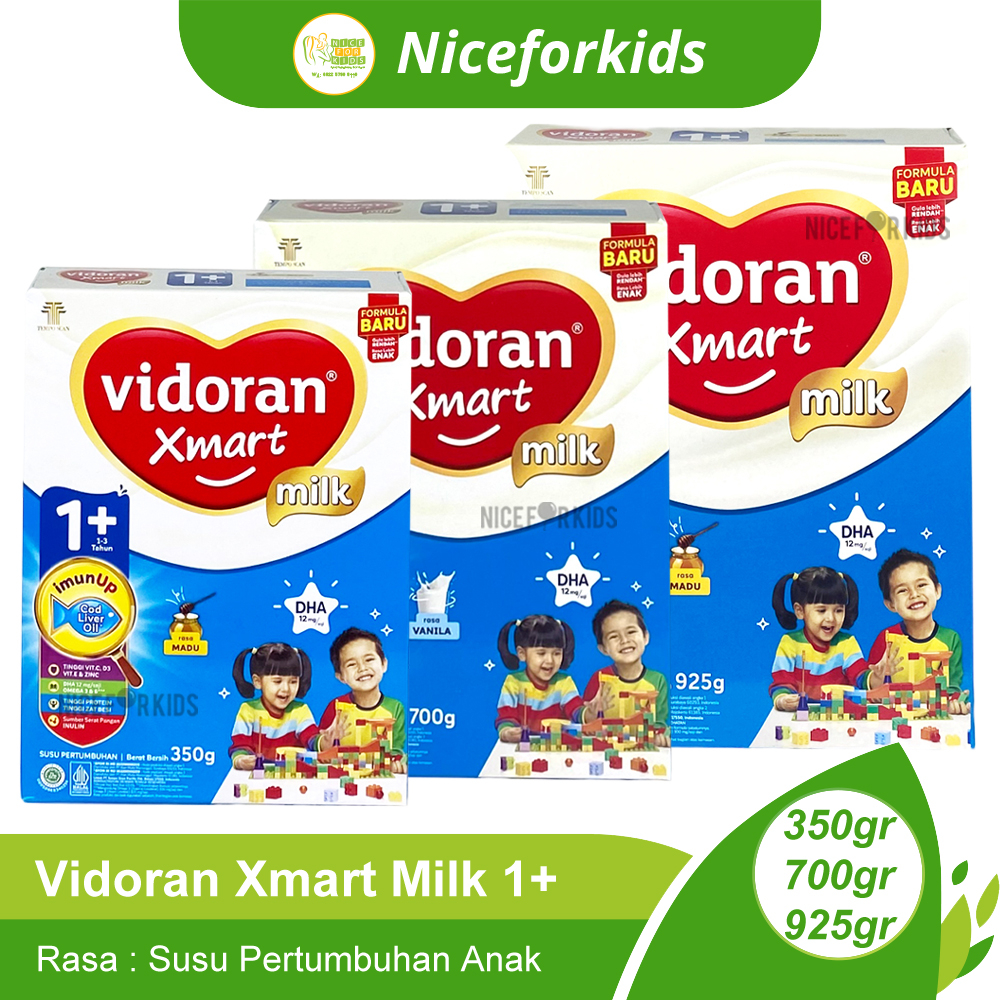 Jual Vidoran Xmart 1+ / Vidoran Xmart 3+ / Vidoran Xmart 5+ Susu Pertumbuhan Anak | Shopee Indonesia