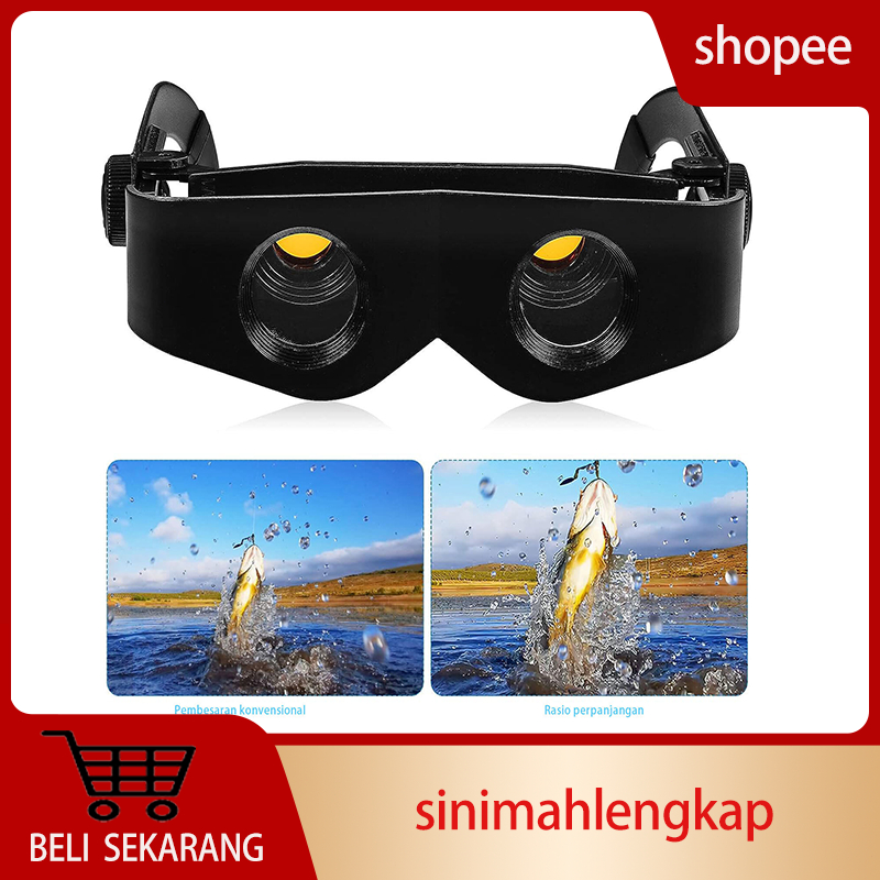 Jual Zoomies Fishing Telescope Glasess Style / Teropong Kacamata Mancing | Shopee Indonesia