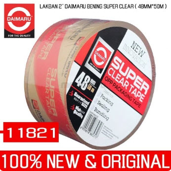 Jual LAKBAN 2 inch DAIMARU BENING SUPER CLEAR ( 48MM*50M ) | Shopee Indonesia