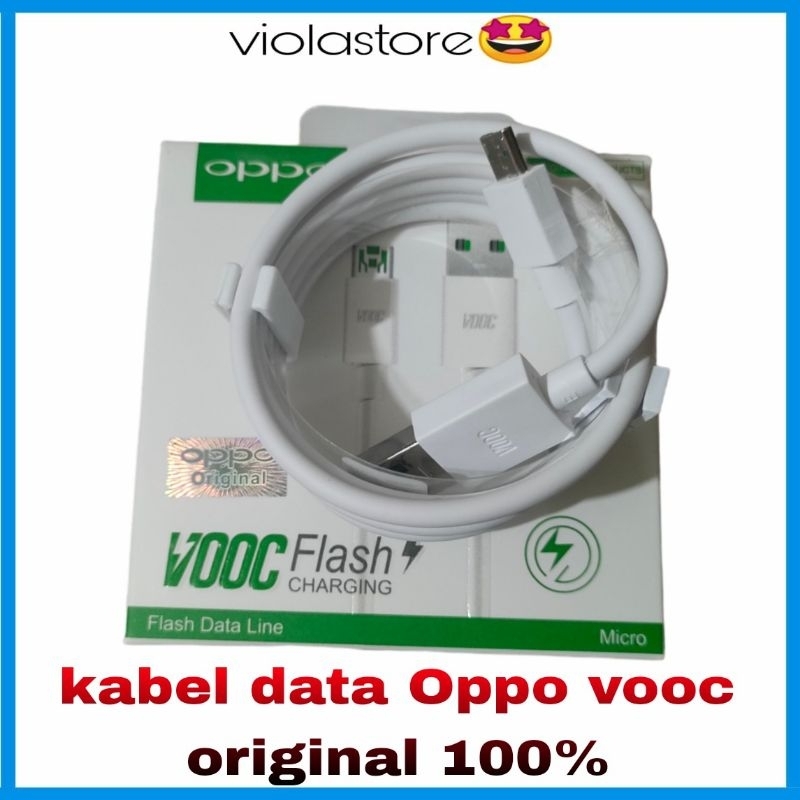 Jual Kabel data Oppo vooc 4A original 100% | Shopee Indonesia
