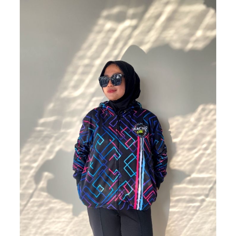 Jual Racing One / Jaket Racing Motif Labirin / Desain Full Printing | Shopee Indonesia