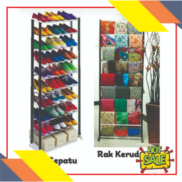 Jual RAK Amazing UNTUK SEPATU DAN KAIN Shoe Rack As Seen on TV Unik ...