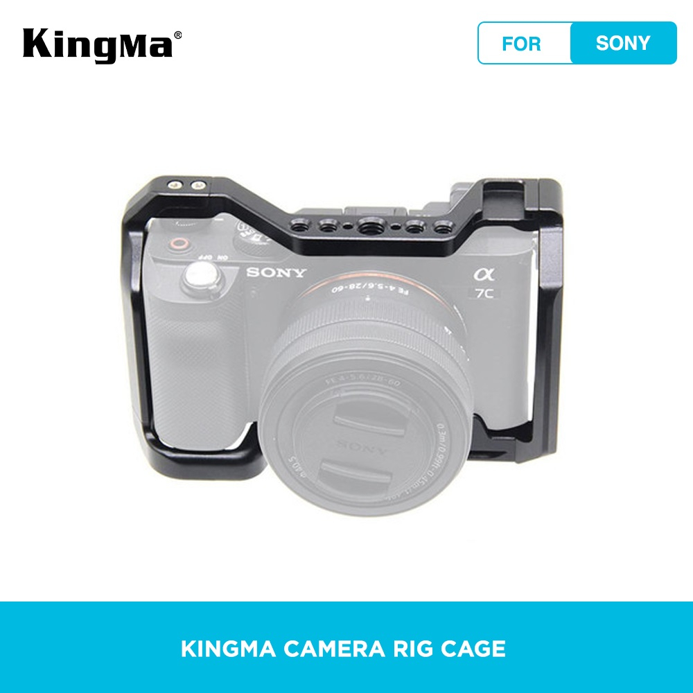 Jual KINGMA Camera Cage Rig Aluminum for Sony A7C - Cage Rig | Shopee ...
