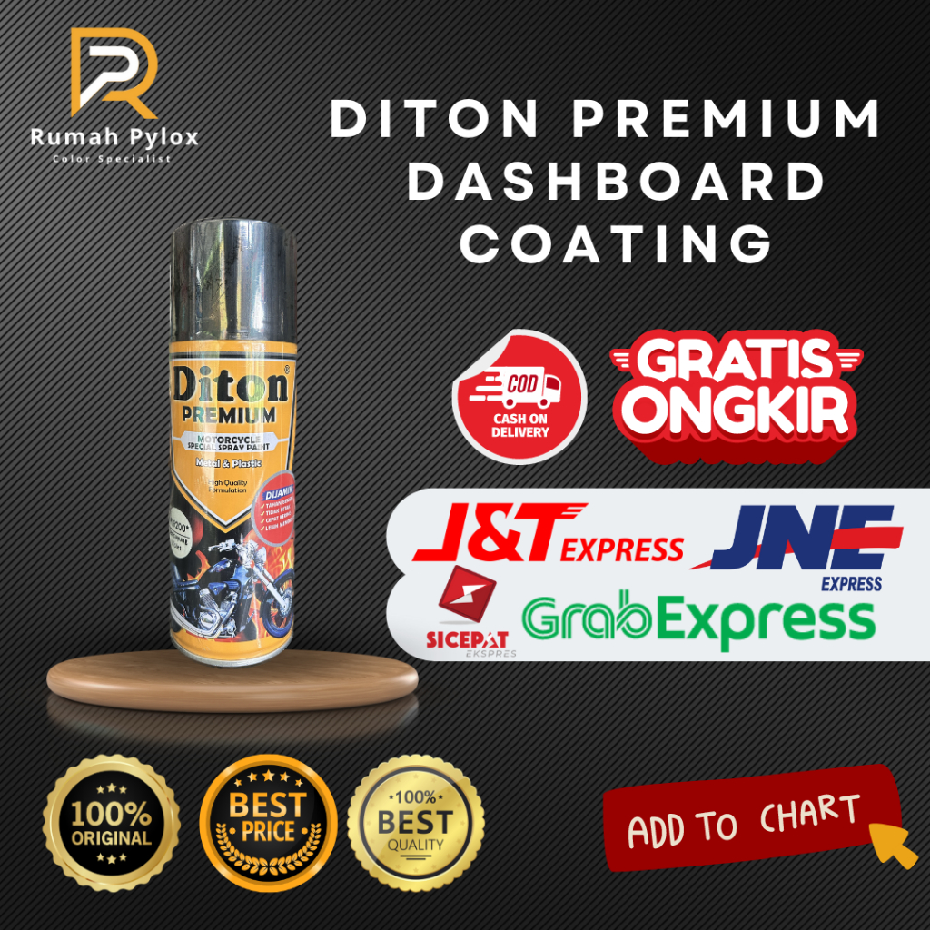 Jual CAT SEMPROT DITON PREMIUM DASHBOARD COATING COLOR DC 9800 ORIGINAL ...