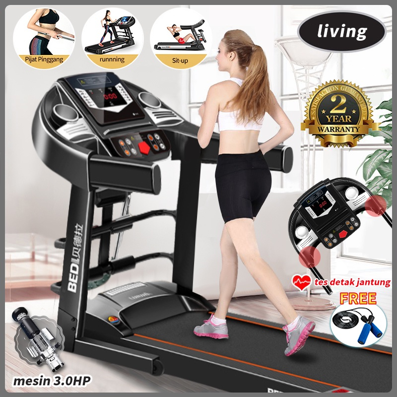 Jual LiVing Treadmill Listrik 3.0HP LED Treadmill Cerdas Treadmill ...