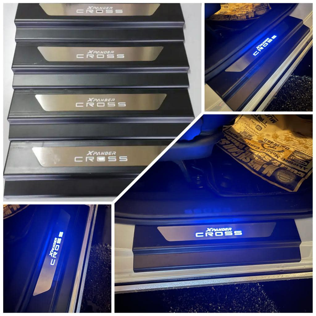Jual Sillplate Samping Pintu Xpander Cross Door Sill Plate - WITH LED ...