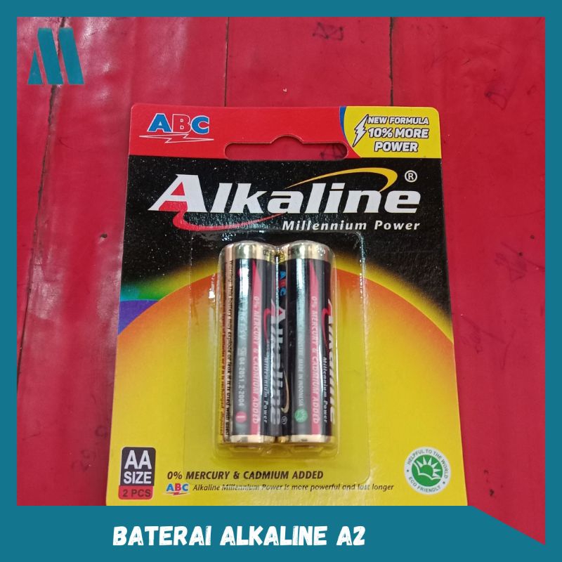 Jual Baterai ABC Alkaline AA / A2 Isi 2 pcs | Shopee Indonesia