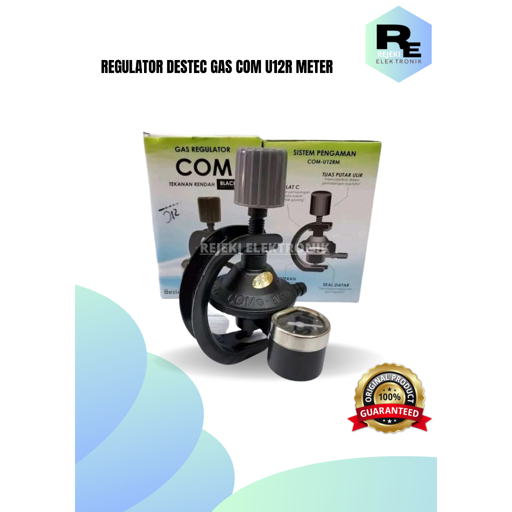 Jual Regulator Elpiji GasCom Gas Com Destec Meter U12RM U-12RM | Shopee ...