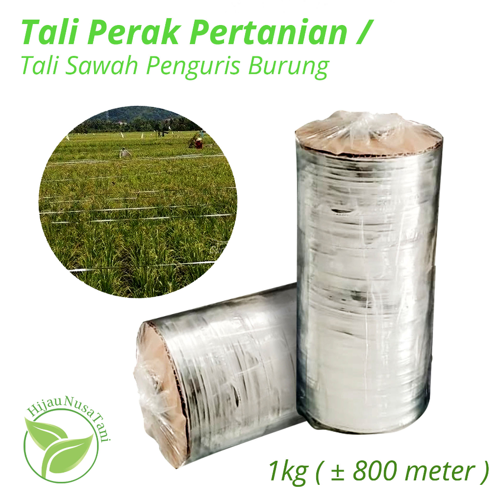 Jual TALI PERAK SILVER / TALI PERTANIAN - Pengusir Burung Pipit di ...
