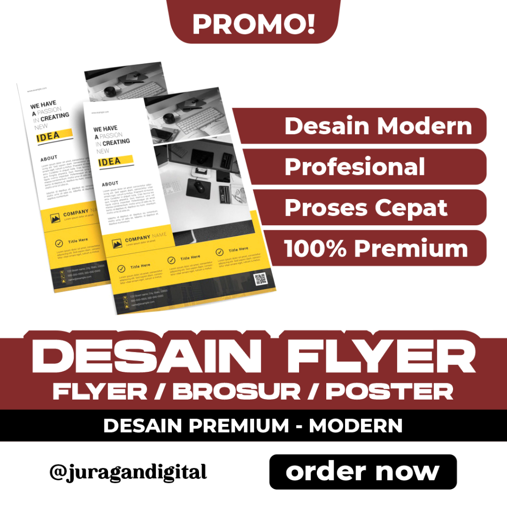 Jual Jasa Desain Poster Flyer Brosur | Shopee Indonesia