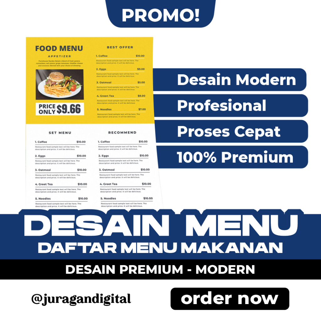 Jual Jasa Desain Daftar Menu | Shopee Indonesia