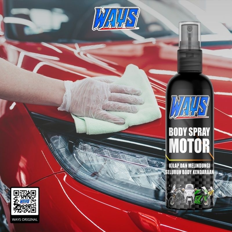 Jual Ways Pengkilap Body Motor dan Mobil 100 ML | Shopee Indonesia