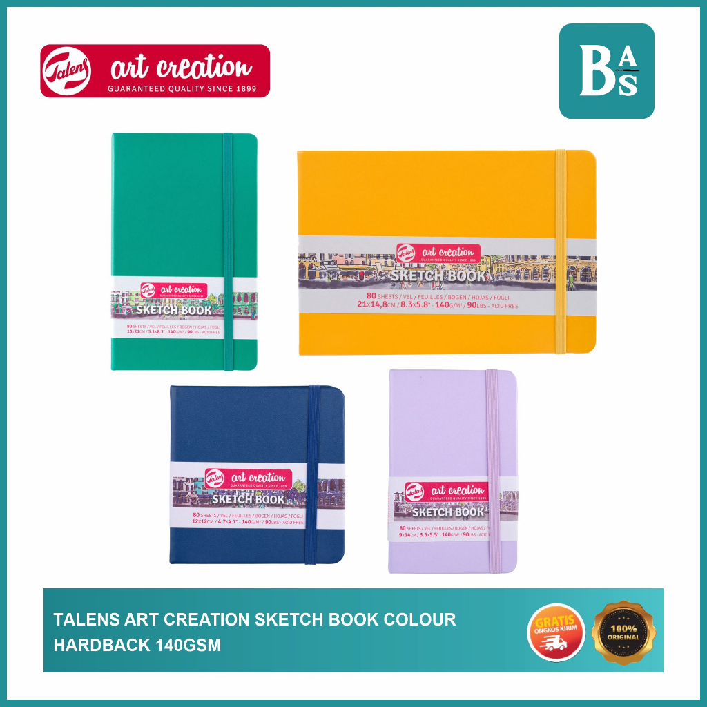 Jual Talens Art Creation - Hardback - Sketch book Colour 140gsm - Bali ...