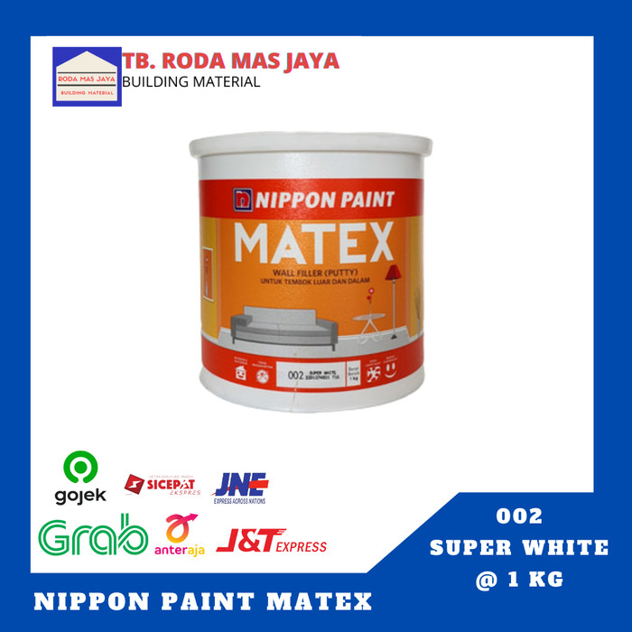 Jual Plamir Tembok/Dempul/Wall Filler merk Matex by Nippon Paint 1KG | Shopee Indonesia
