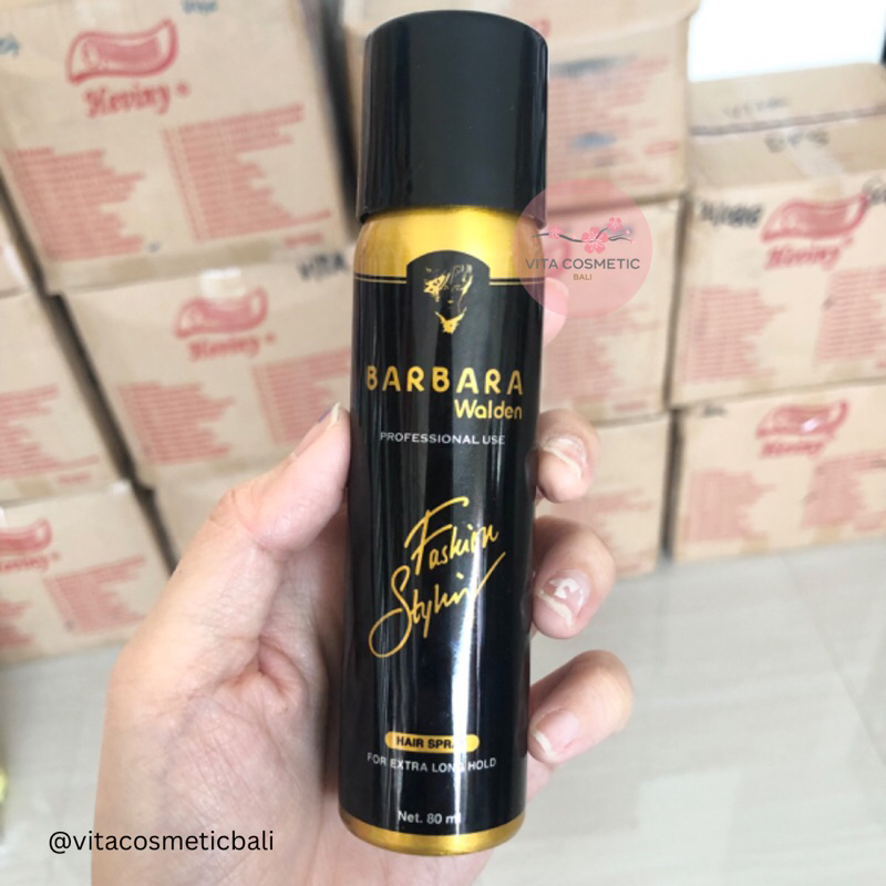 Jual Barbara Fashion Styling Hair Spray 80ml Extra Long Hold | Shopee ...