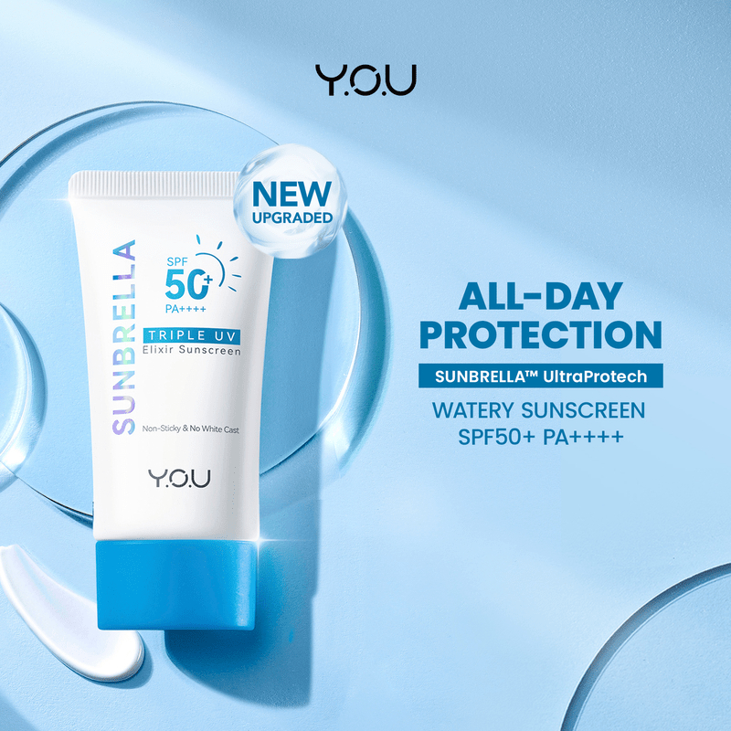 Jual YOU Sunbrella Intensive Care Watery Sunscreen SPF50+ PA ...