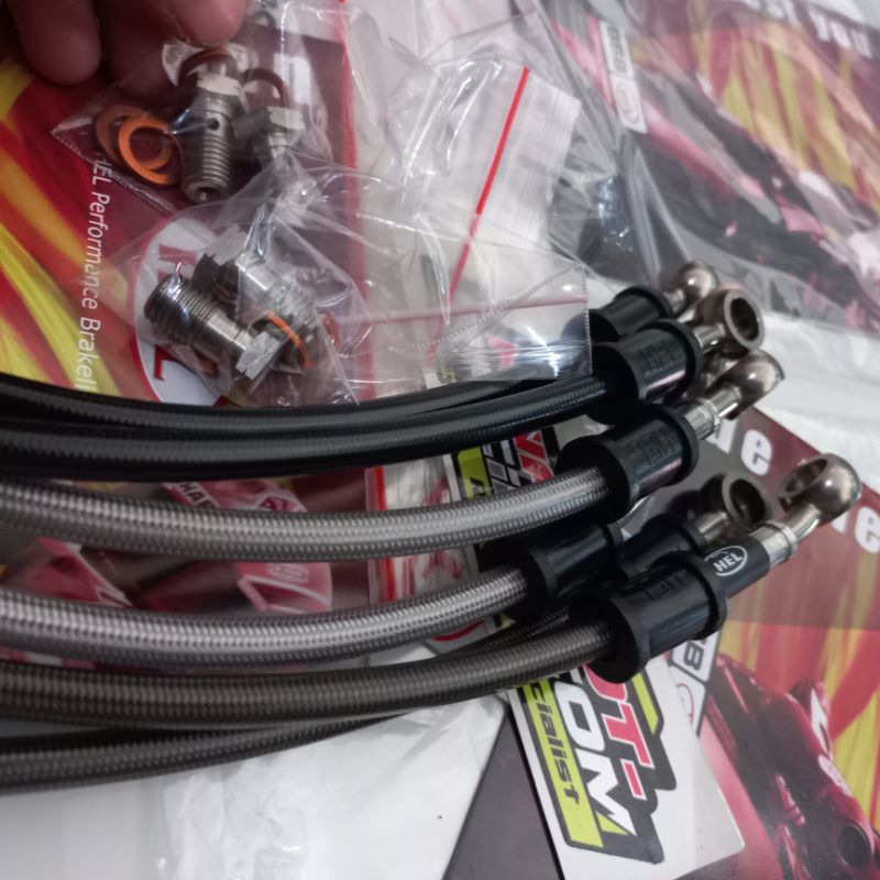 Jual SELANG REM HELL CARBON ORIGINAL ITALY UNIVERSAL | Shopee Indonesia