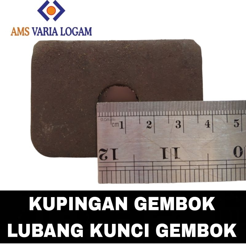 Jual KUPINGAN GEMBOK PINTU HARMONIKA/ KUPINGAN BESAR / TEMPAT LUBANG ...