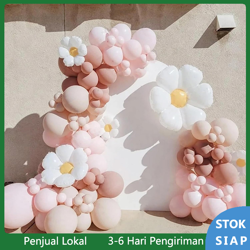 Jual 110Pcs Daisy Balloon Garland Garland Arch Kit Dekorasi Pesta Balon ...